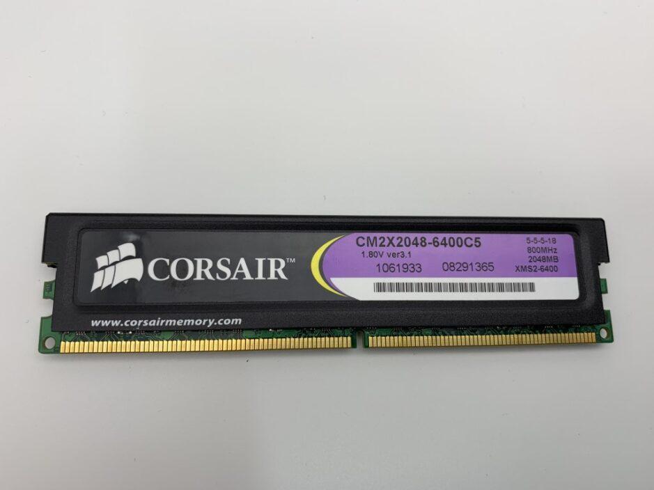 Corsair 1GB 2Rx8 PC2-6400U DDR2-800 Desktop RAM - RnD Computers