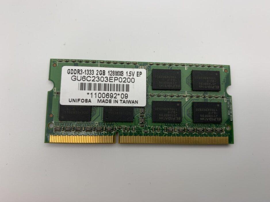 UNIFOSA 2GB PC3-10600 DDR3-1333 Laptop RAM - RnD Computers