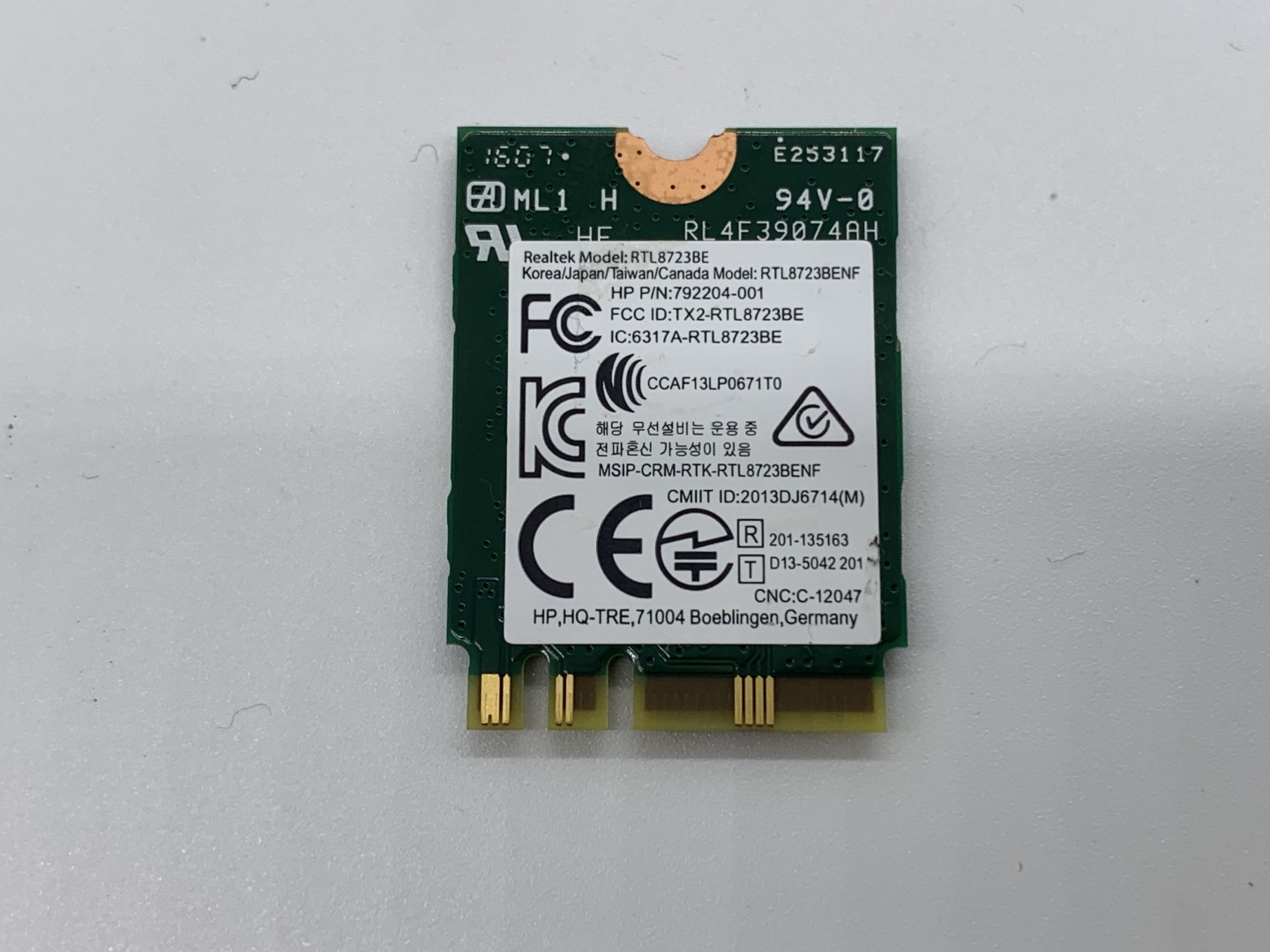 Realtek RTL8723BE WiFi Card - RnD Computers